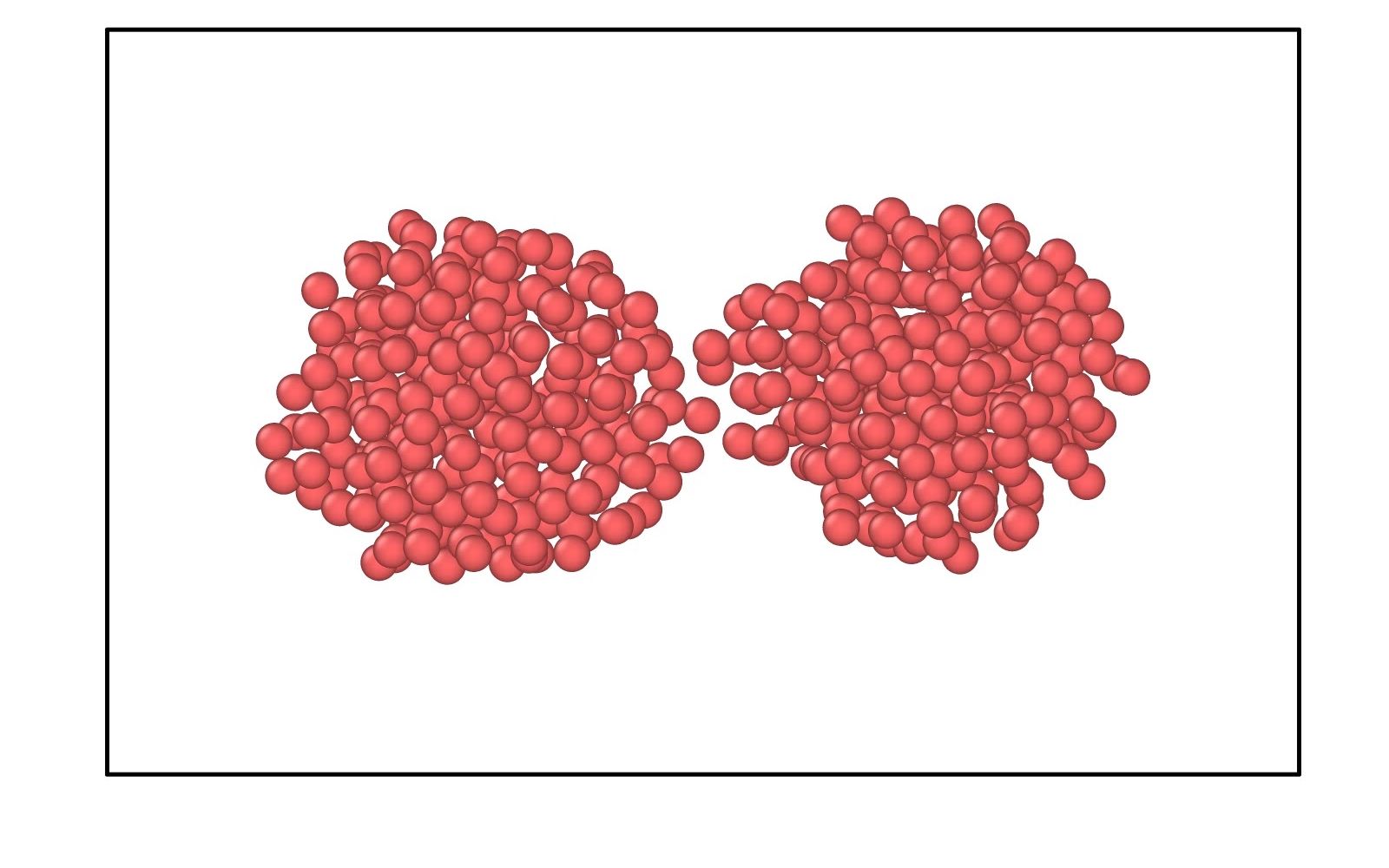 lammps模拟Ag球烧结过程