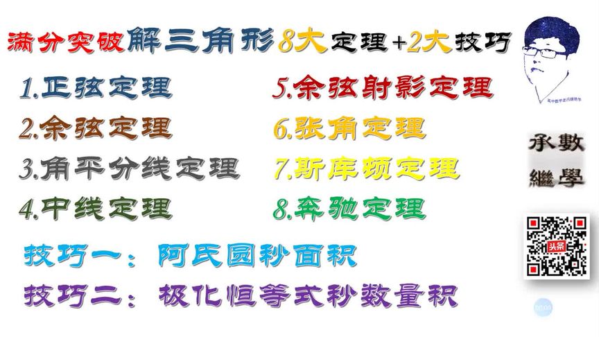 满分突破解三角形之余弦定理