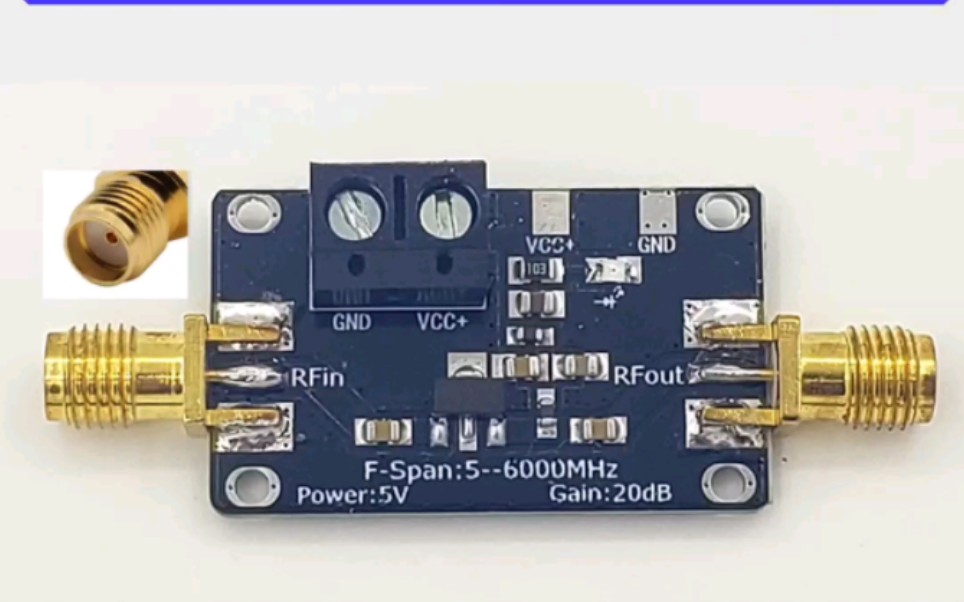 SBB5089模块 射频放大器 功率放大器 50M--6GHz 宽带 20dB增益