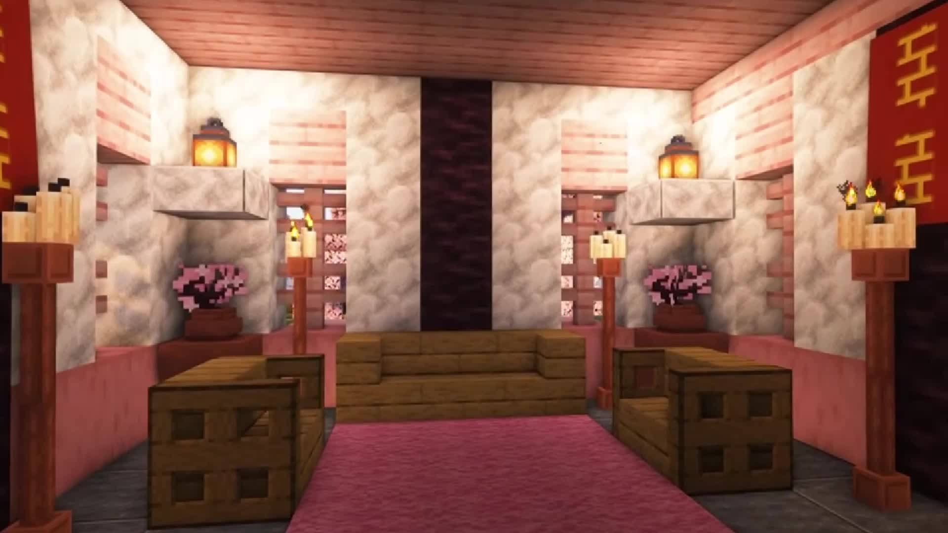 我的世界:有点像婚房,但是床头蜡烛略显奇怪