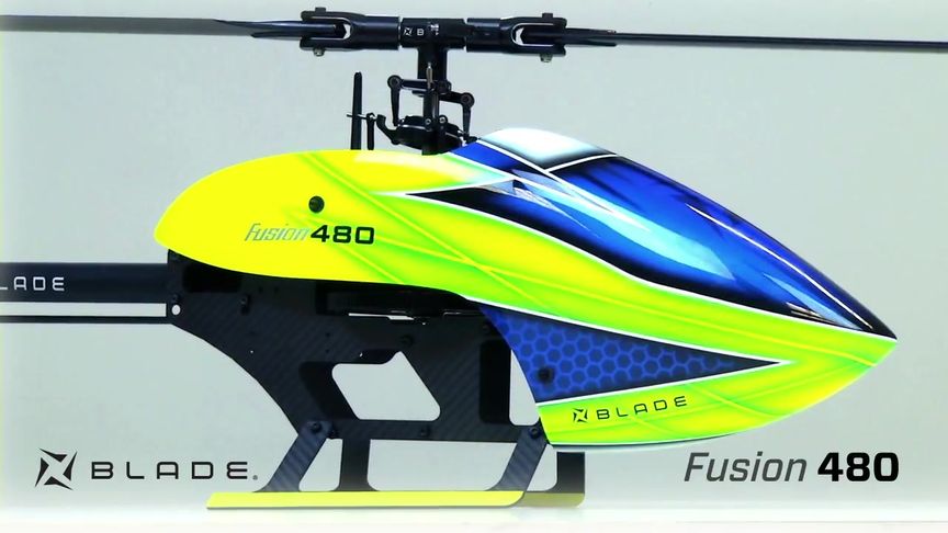 开箱地平线模型 Blade Fusion 480 遥控直升机