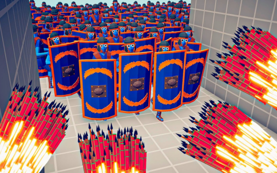 全面战争模拟器:200x盾牌持有者 VS 众神