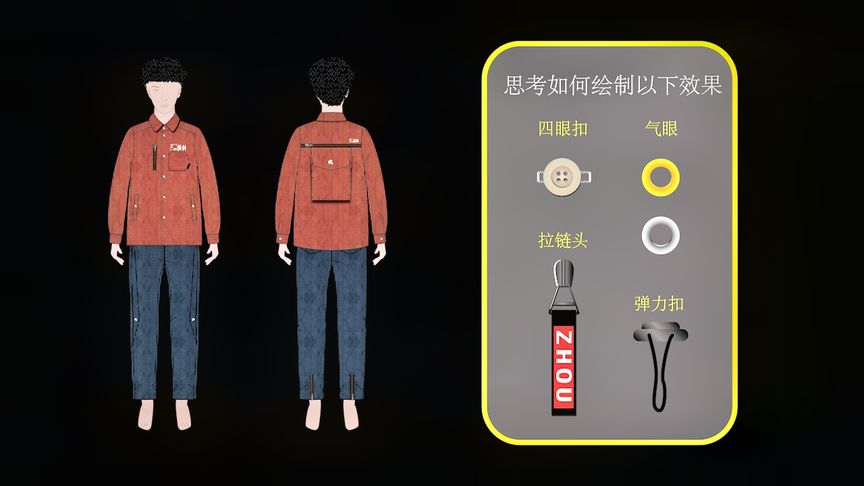 ai辅料实际应用/ai服装设计/ai绘制服装款式图