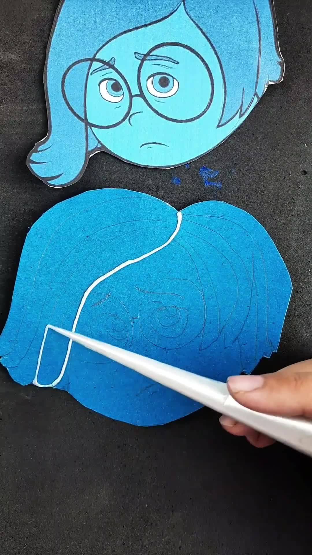 这是创意颜料绘画