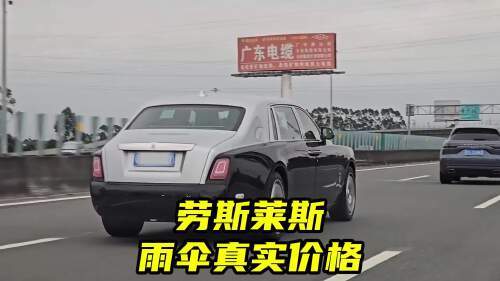 劳斯莱斯雨伞真价格伞并不是重点也是收纳雨伞的位置!