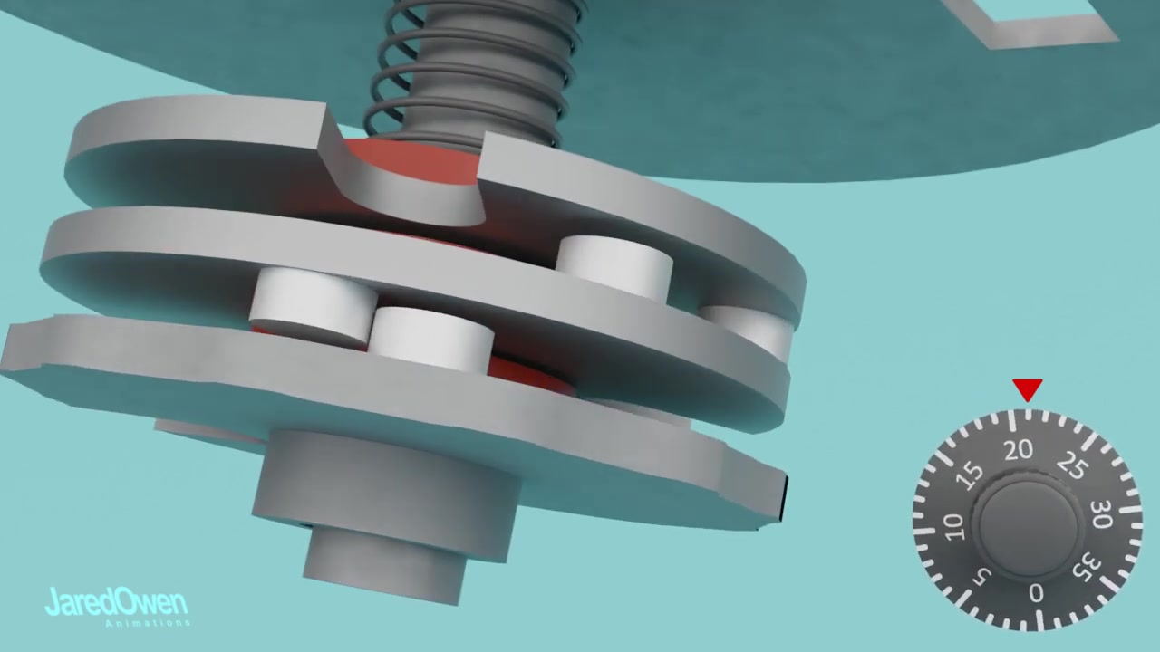 【机械锁原理】 第一部: 密码锁如何工作(欢迎分享,欢迎白嫖)