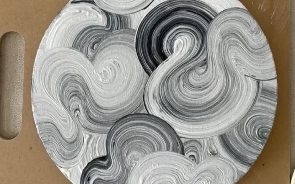 肌理画|手绘教程|艺术
