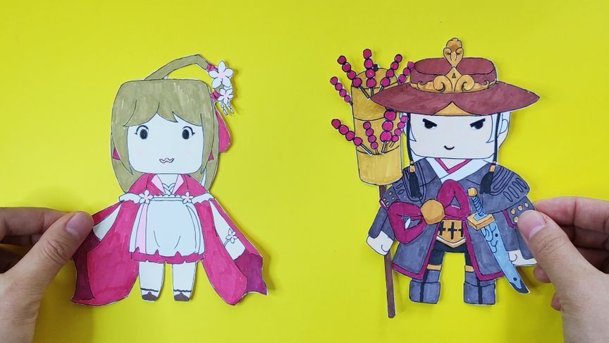 手绘动画制作花絮:程锦衣让花小楼卖糖葫芦,一块钱4个“嘿嘿”