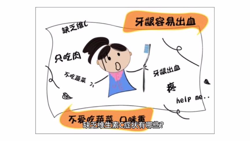 缺乏维生素C症状有哪些?#营养知识#健康科普 #母婴实体店