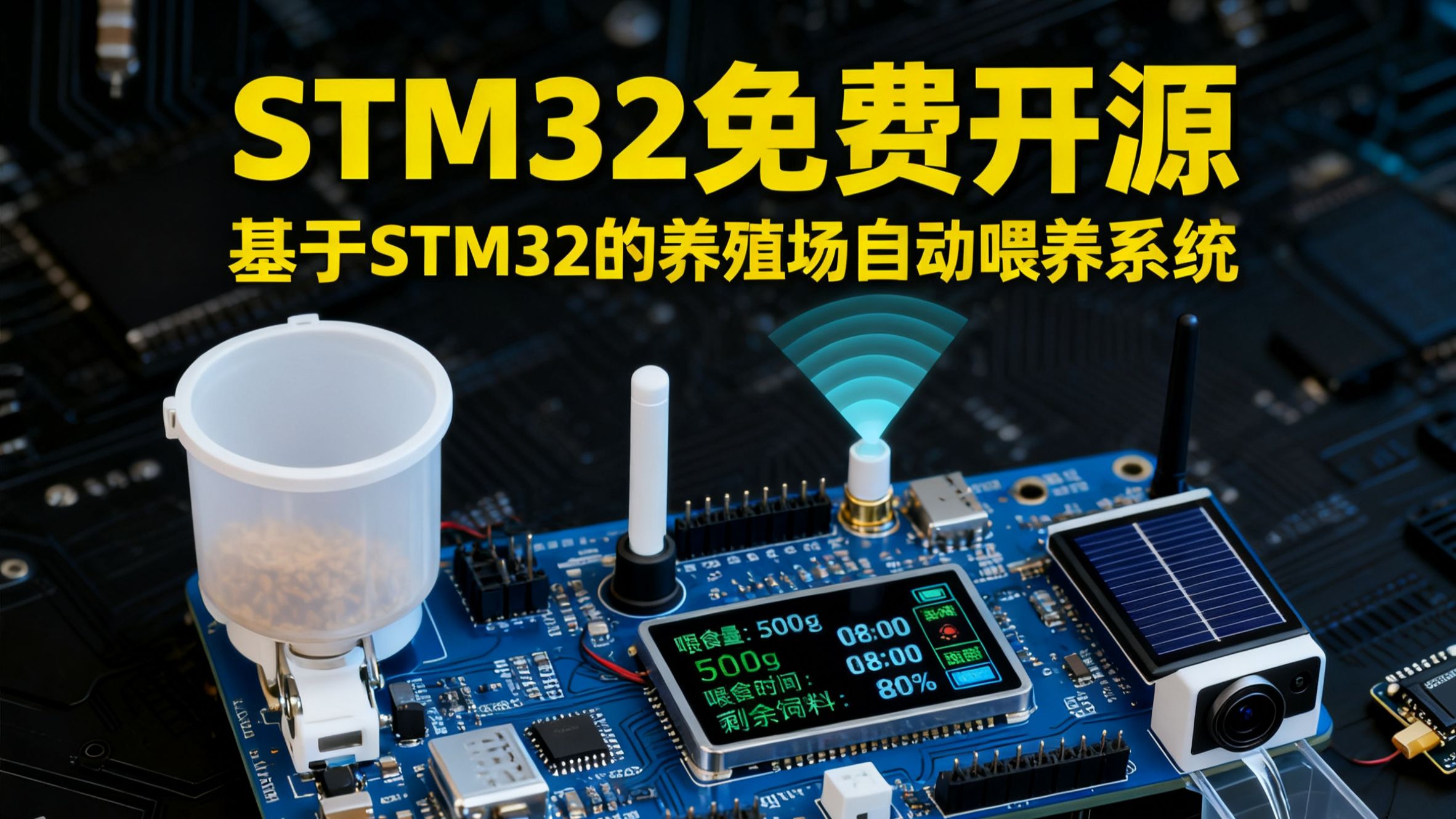 STM32的养殖场自动喂养系统(开源)