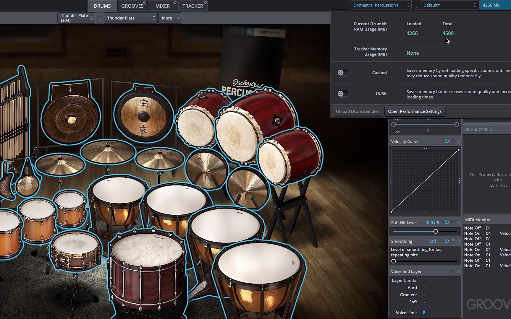 Orchestral Percussion教程 24. Orchestral RAM Management