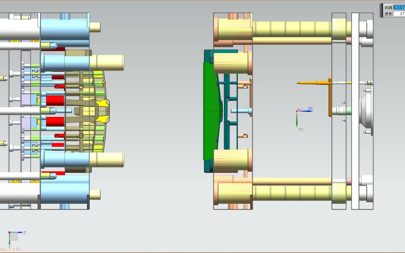 塑胶模具-ug运动仿真