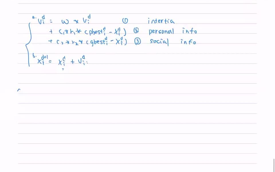 粒子群算法 Particle swarm optimization PSO 中文 Part 2