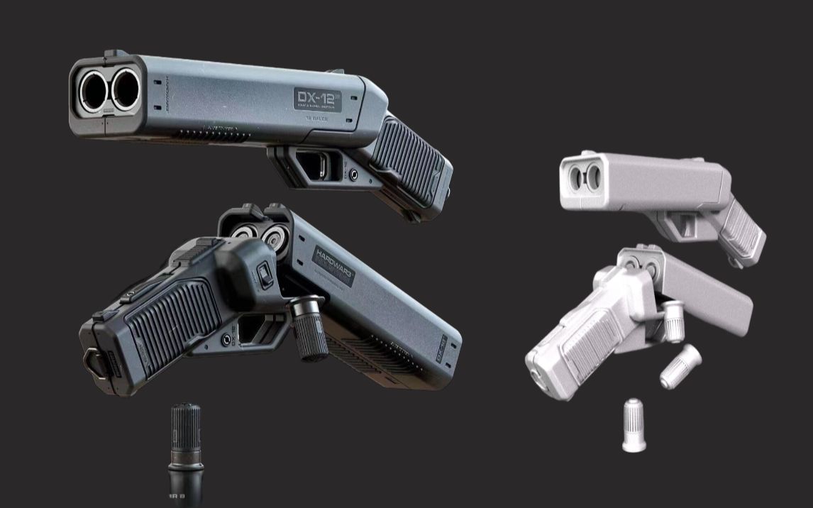 【MAYA案例】简单的枪械项目手把手教学