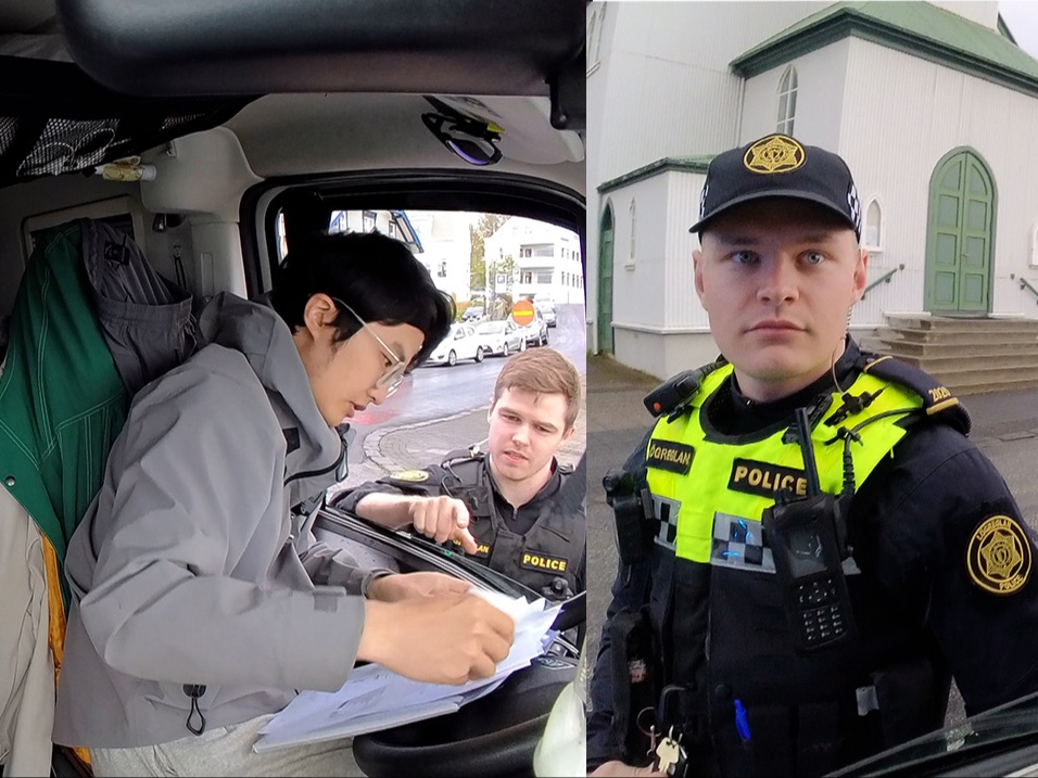 从中国自驾出国被警察拦车!冰岛警察的态度出乎意料!
