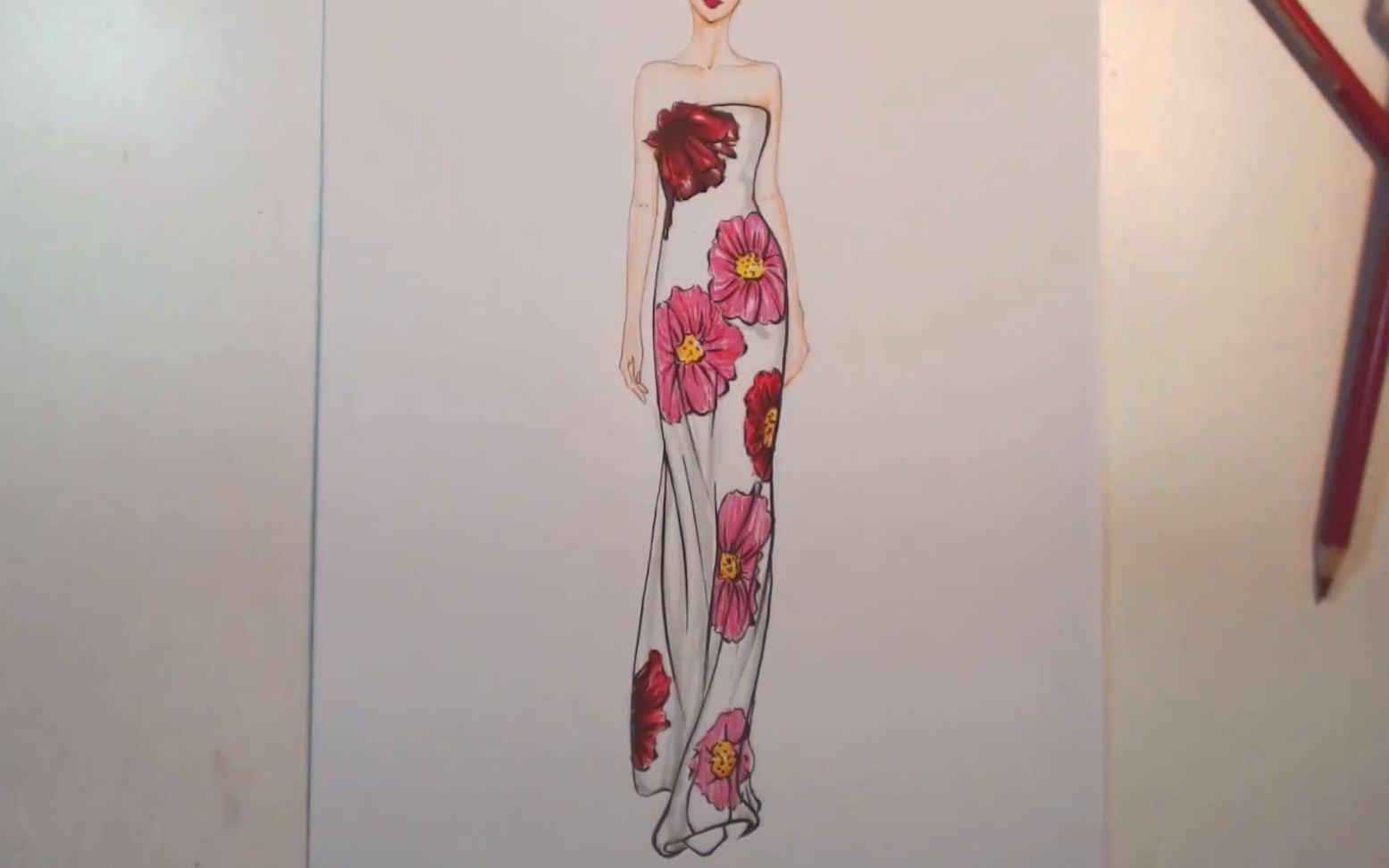 手绘服装效果图简直太美了,看完之后超级想学!