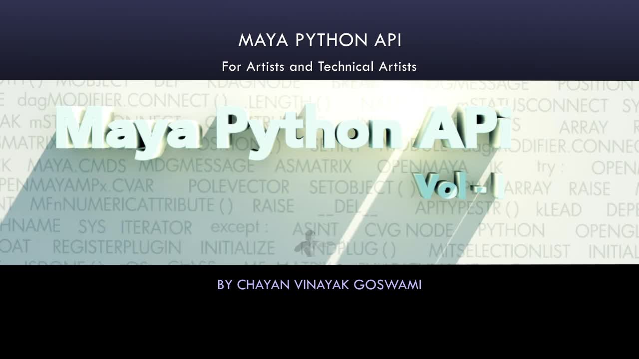 Maya中PythonAPI使用技术视频教程 CGcircuit Maya Python API