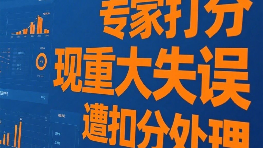 专家出现重大评分失误|项目重招|专家扣分处理