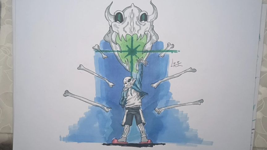 sans怎么画,sans的画法