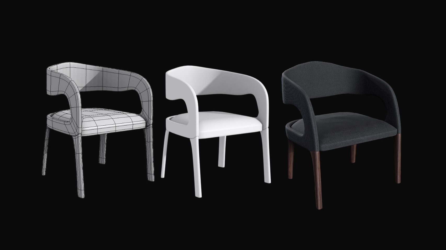 【3dmax建模】14分钟教会你做一把椅子,3dmax新手建模案例教程!