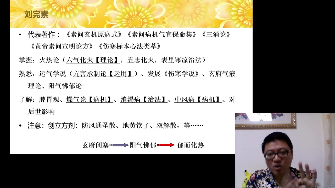 中国古代历史文献研究讲座16:《中医各家学说》总结第2段