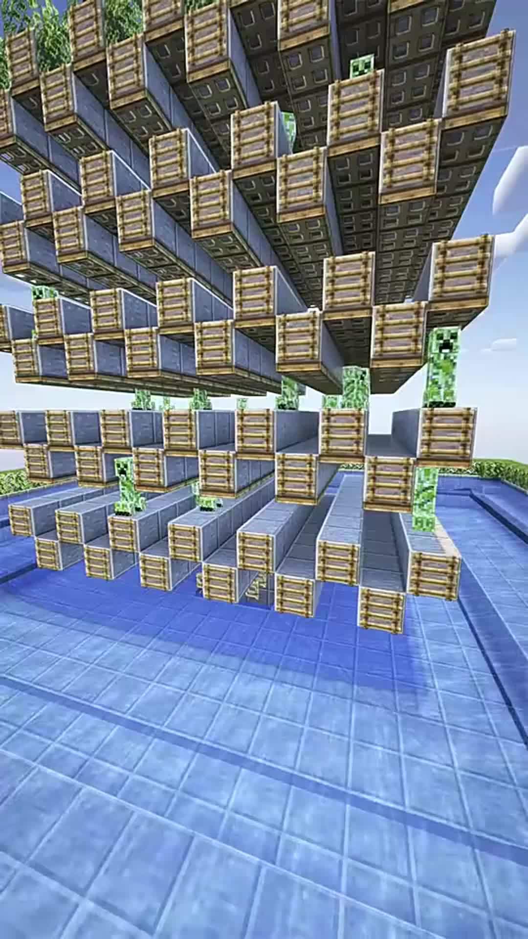 苦力怕农场!#我的世界