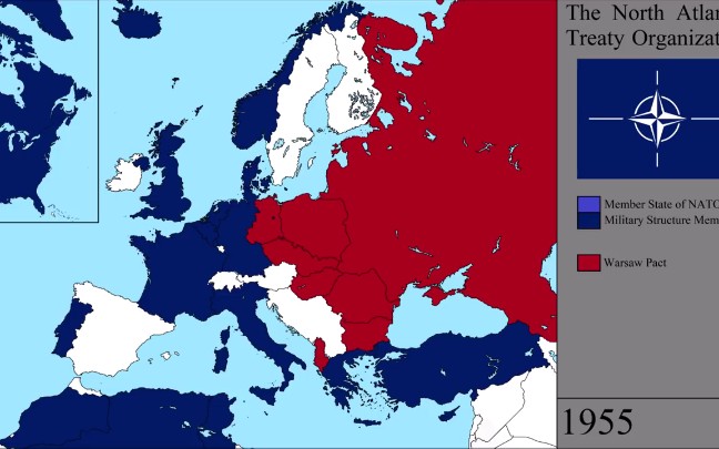 【历史地图】北约组织每年变化