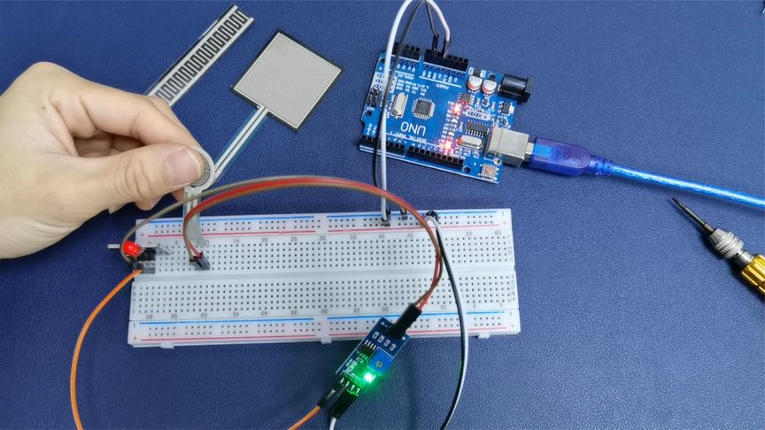 FSR电阻式薄膜压力传感器的两种输出方式-RunesKee洛迦智能开发