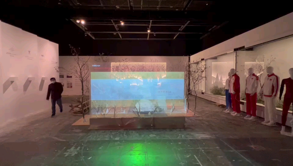 光子芯片透明屏案例-北京首都博物馆传承 超越冬奥展