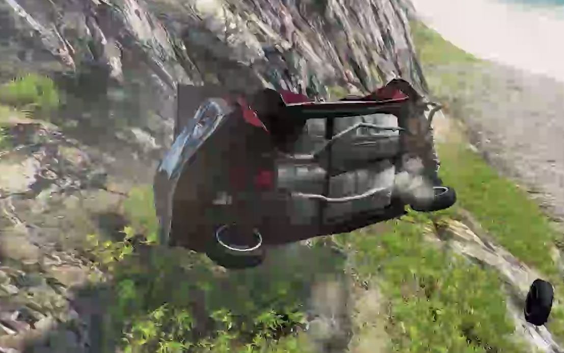 《硬核下山》车祸模拟器 Beamng Bruckell Moonhawk_单机游戏热门...