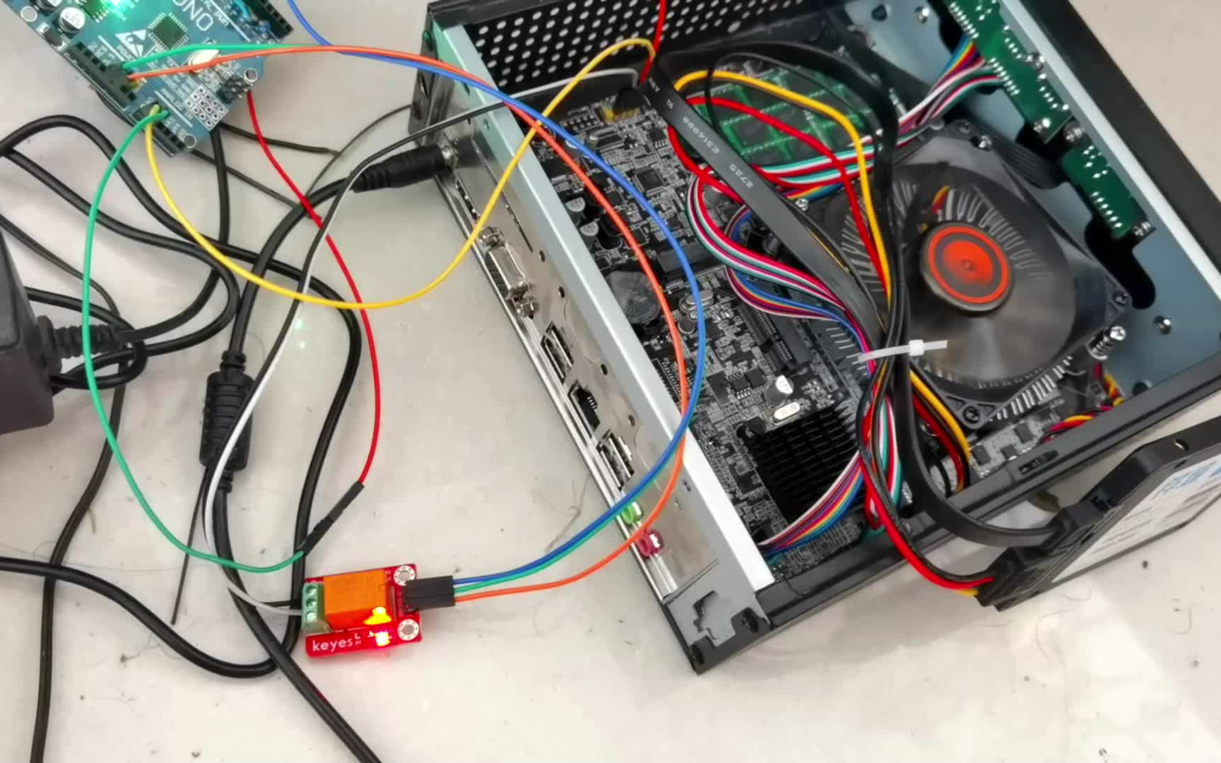 Arduino-电脑上电自启动模块