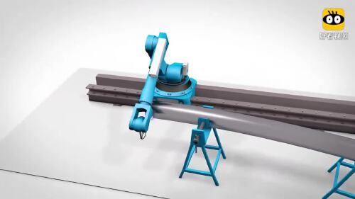 轮廓切割技术的3D动画