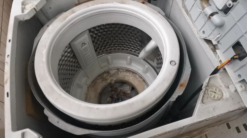 洗衣机内桶怎么拆,只要用对工具事半功倍