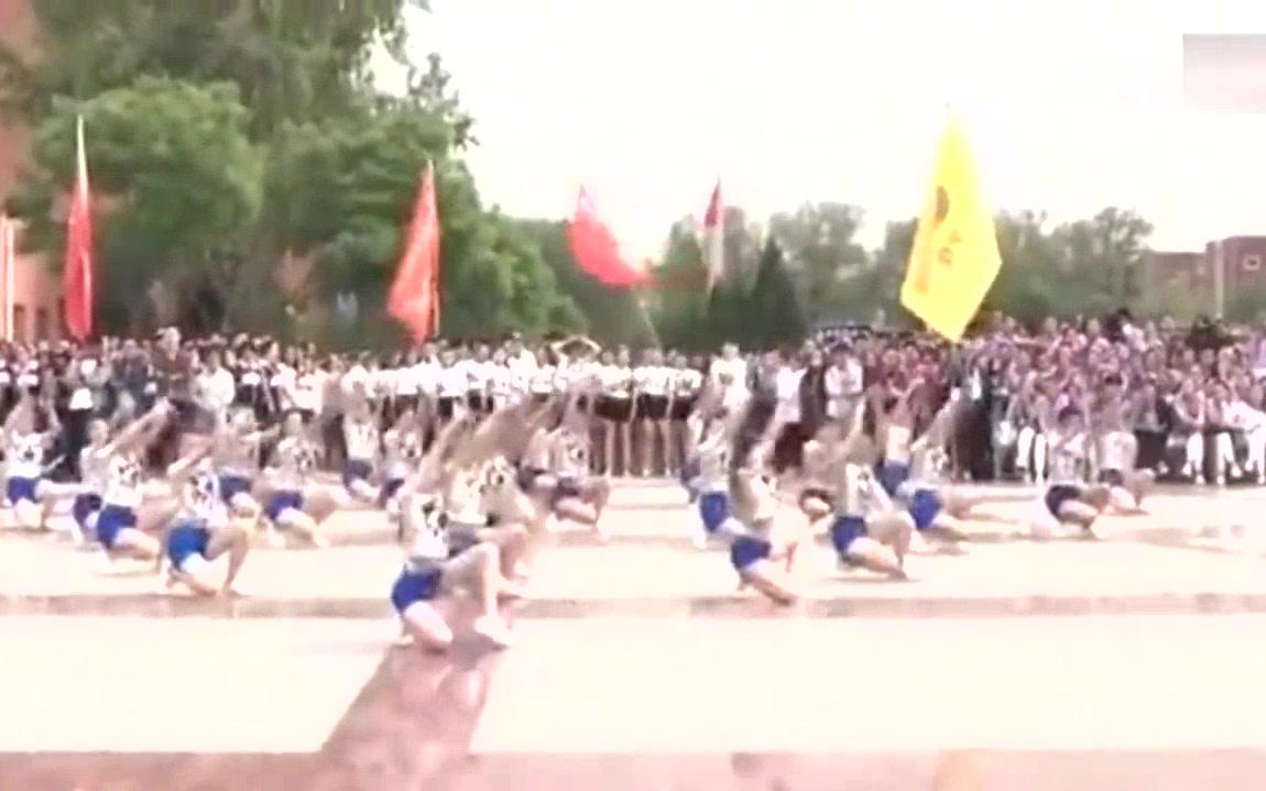 运动会开场舞,现代舞民族舞齐备了