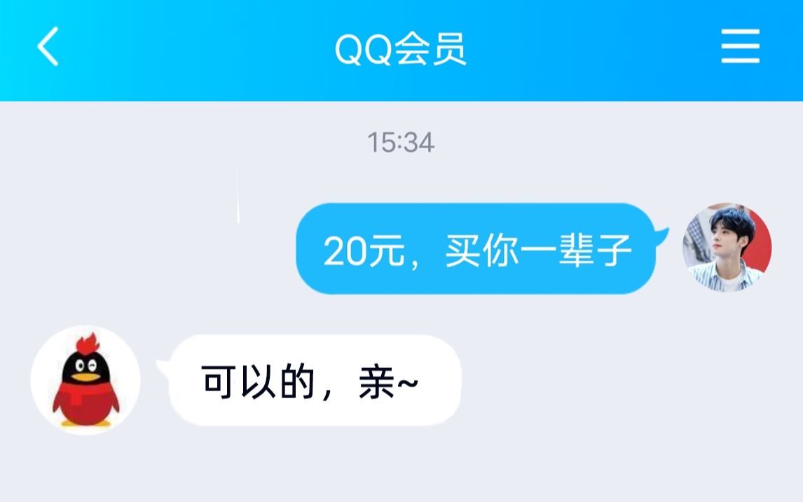 花20元买了永久QQ超级会员