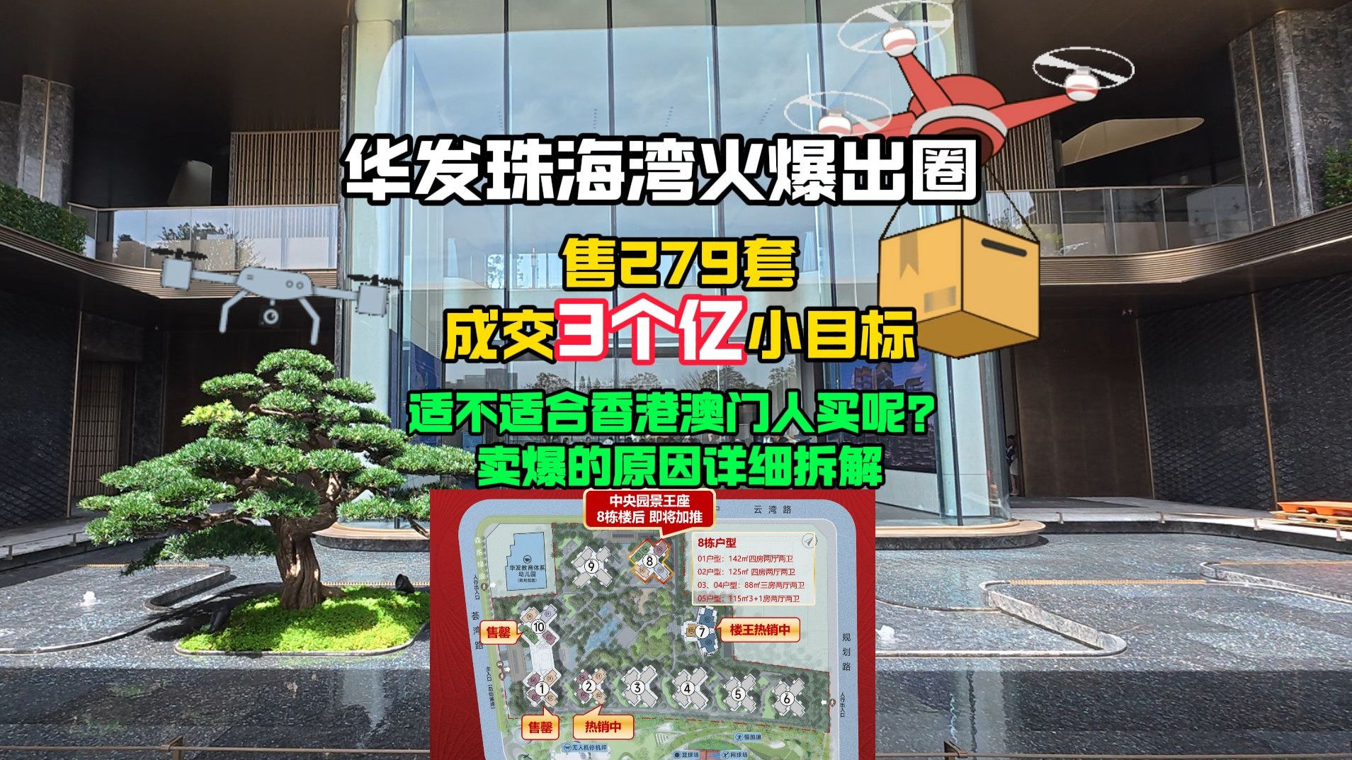 华发珠海湾火爆出圈,售279套,成交3个亿小目标,适不适合香港澳门人买...