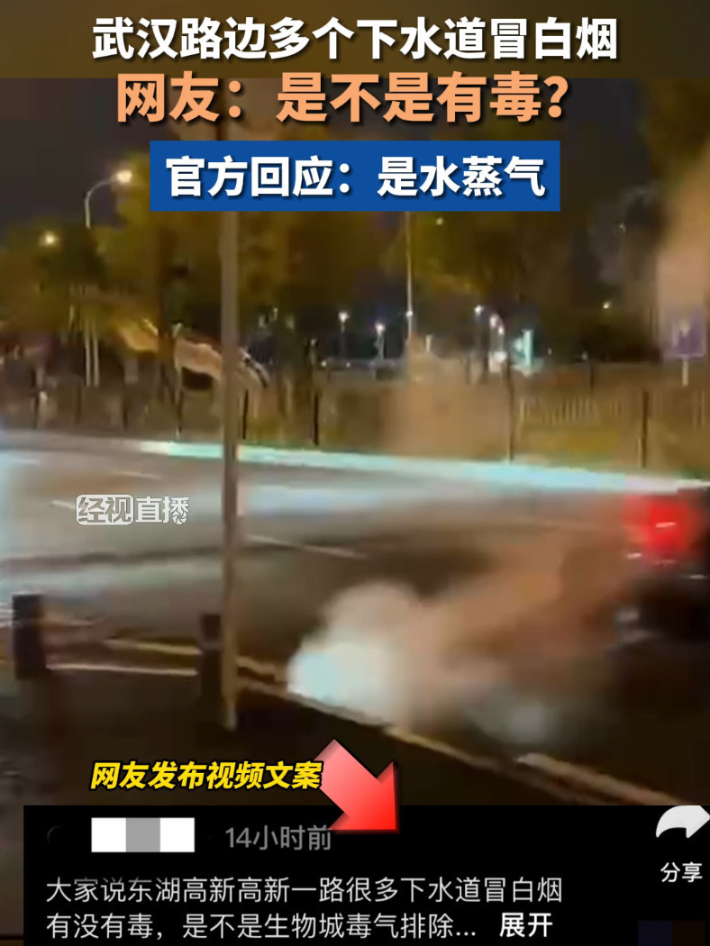 是供热管道泄压产生的水蒸气,对人体无害