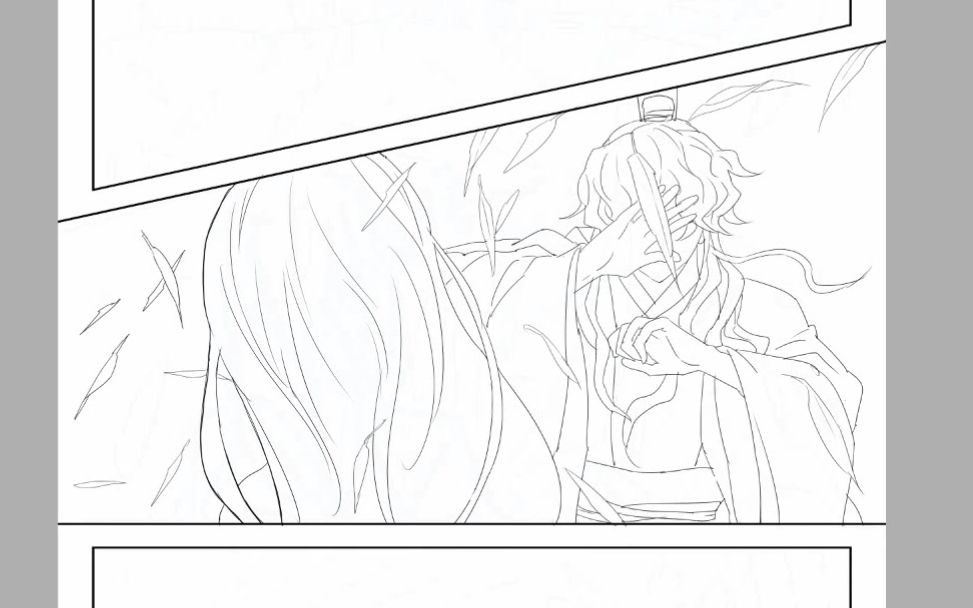 【板绘】漫画线稿制作分享 part 02