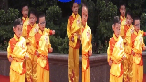 幼儿园大班舞蹈《中国功夫》,气势强大,孩子们精神抖擞