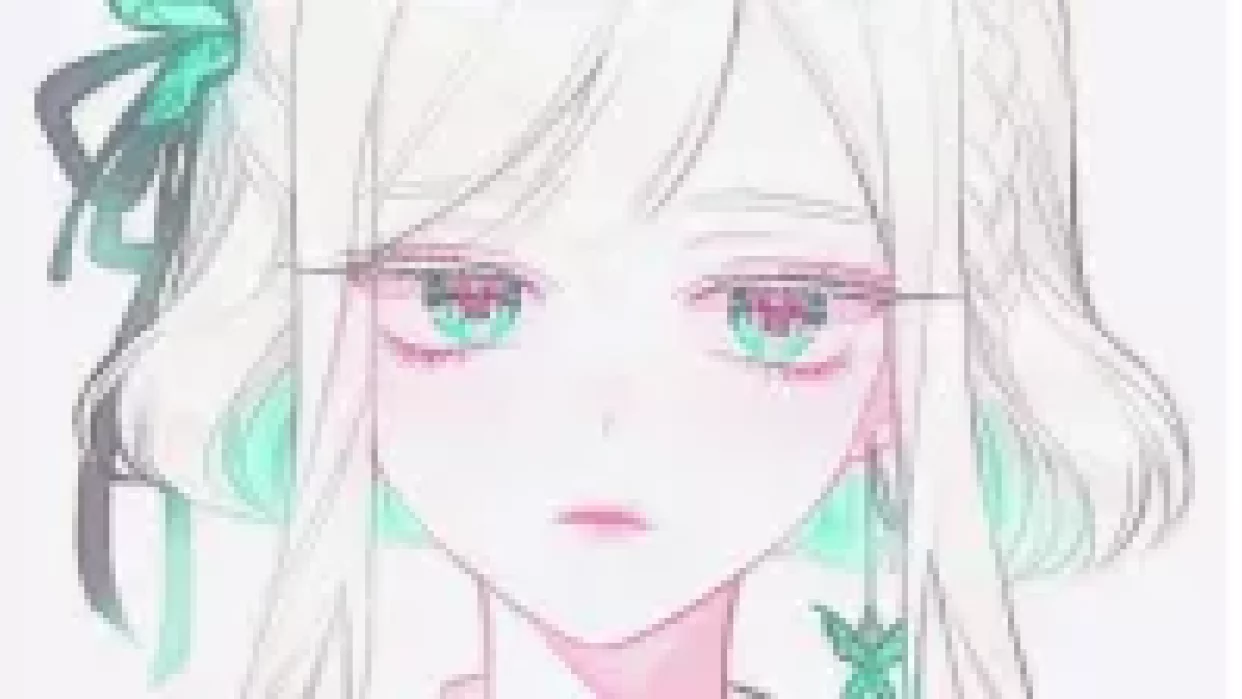 漂亮美丽的卡通女孩动漫简笔画
