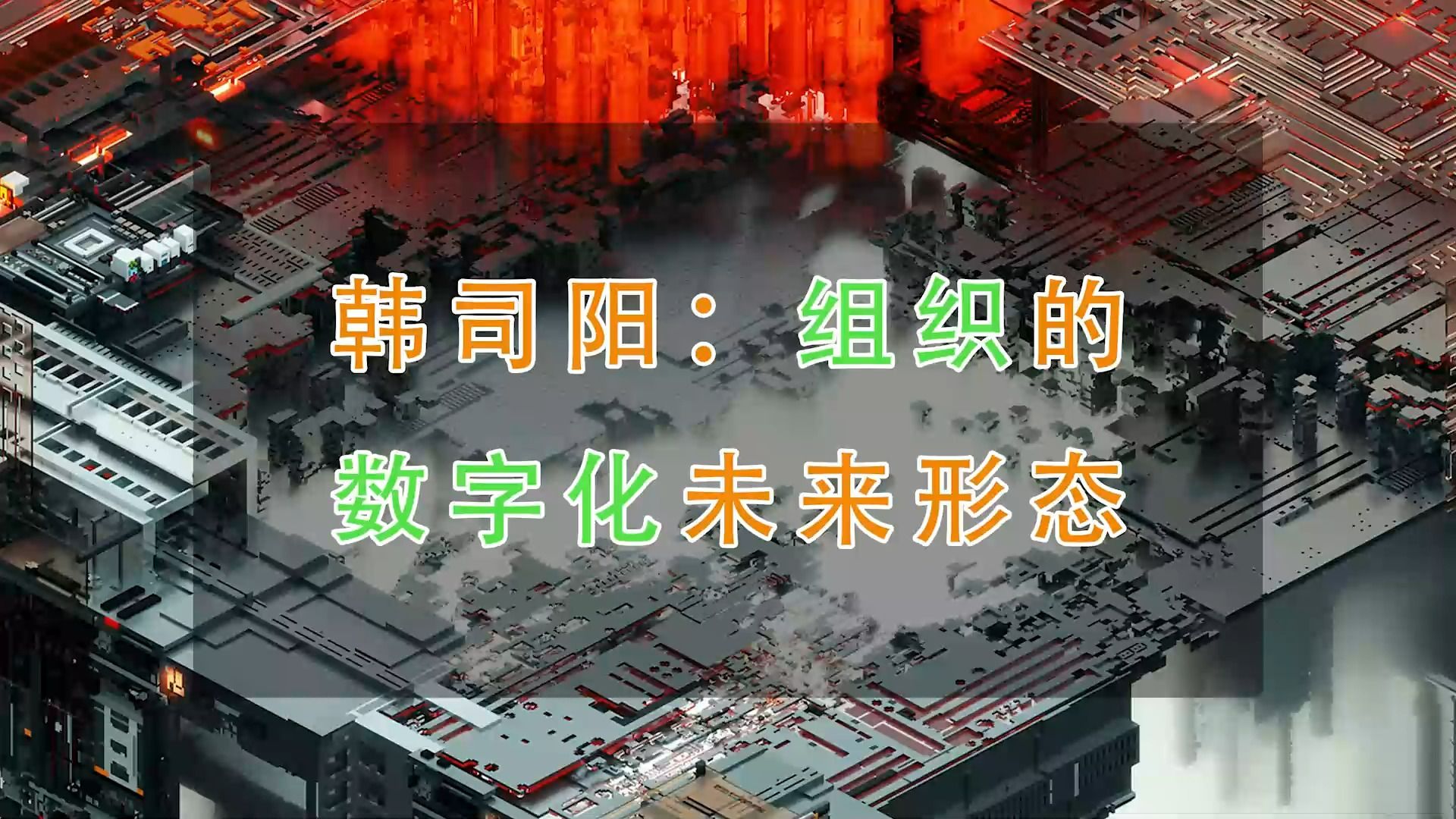 韩司阳:组织的数字化未来形态