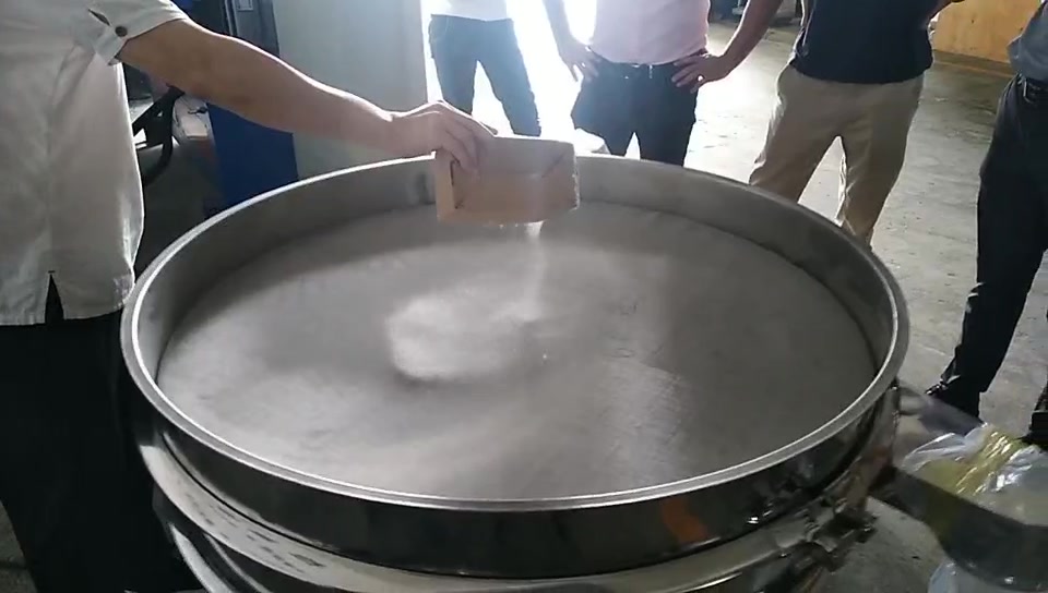超声波振动筛哪家好?森亚机械给您现场试机,实际体验一下