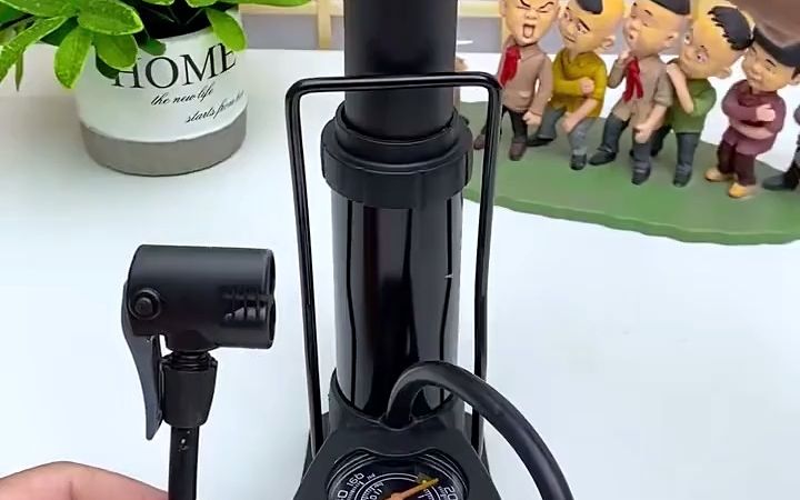 脚踩高压打气筒迷你便携式电动车自行车摩托车汽车家用脚踏充气泵
