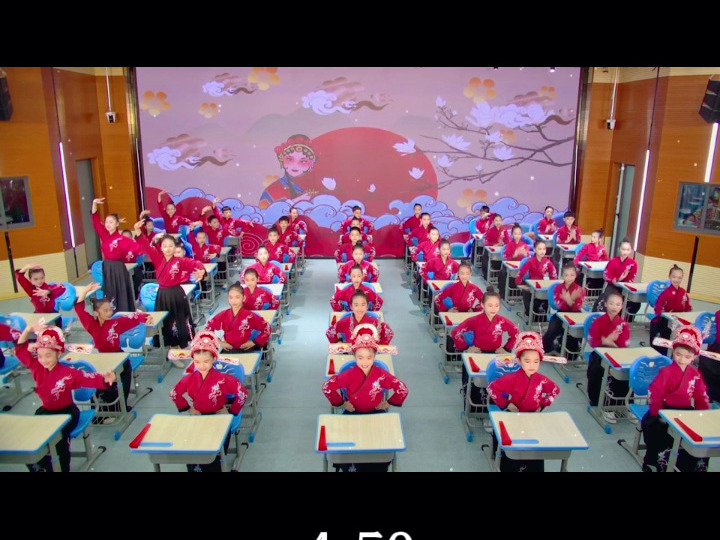 特色课桌舞《黄梅戏串烧》一等奖