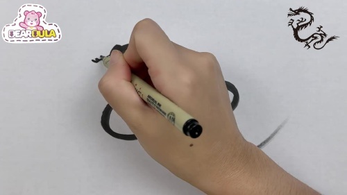 龙怎么画又霸气又好看,画一条简单霸气的龙,绘画龙的素材