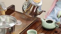 君晓天云移动茶车家用烧水茶台实木小茶桌茶几简易茶水柜中式泡茶台...