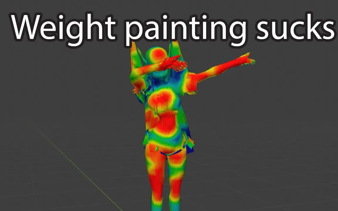 iBlender中文版插件 如何在 Blender 中不使用任何权重绘制的情况下将...