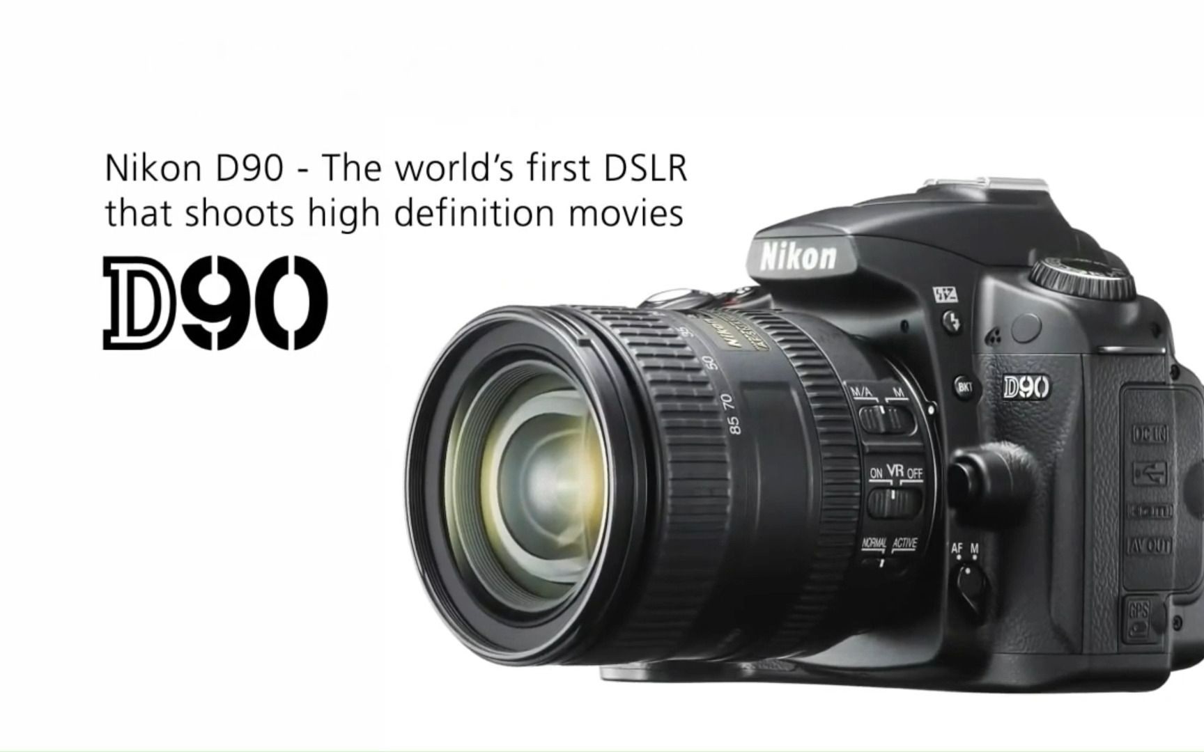 2008年尼康(NIKON)数码单反相机 D90 宣传视频 CM 2min15s