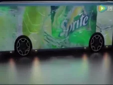 (未来)智能移动电视墙(新能源)公交车