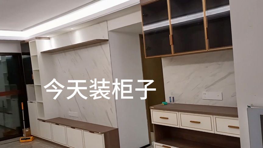 全屋定制欧派家居今天安装,全屋自己挑选搭配的小三房